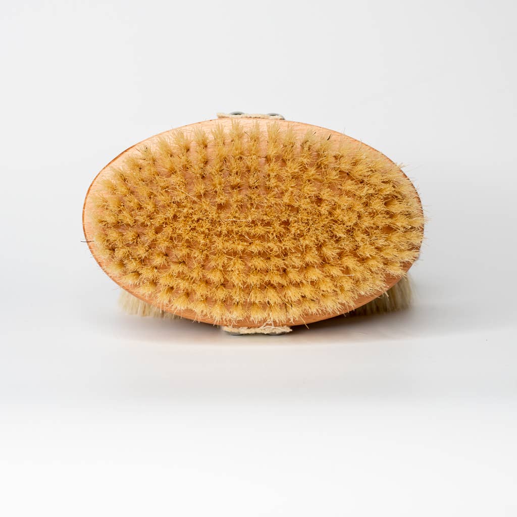 vegan exfoliating dry body brush – Burrow & Vine