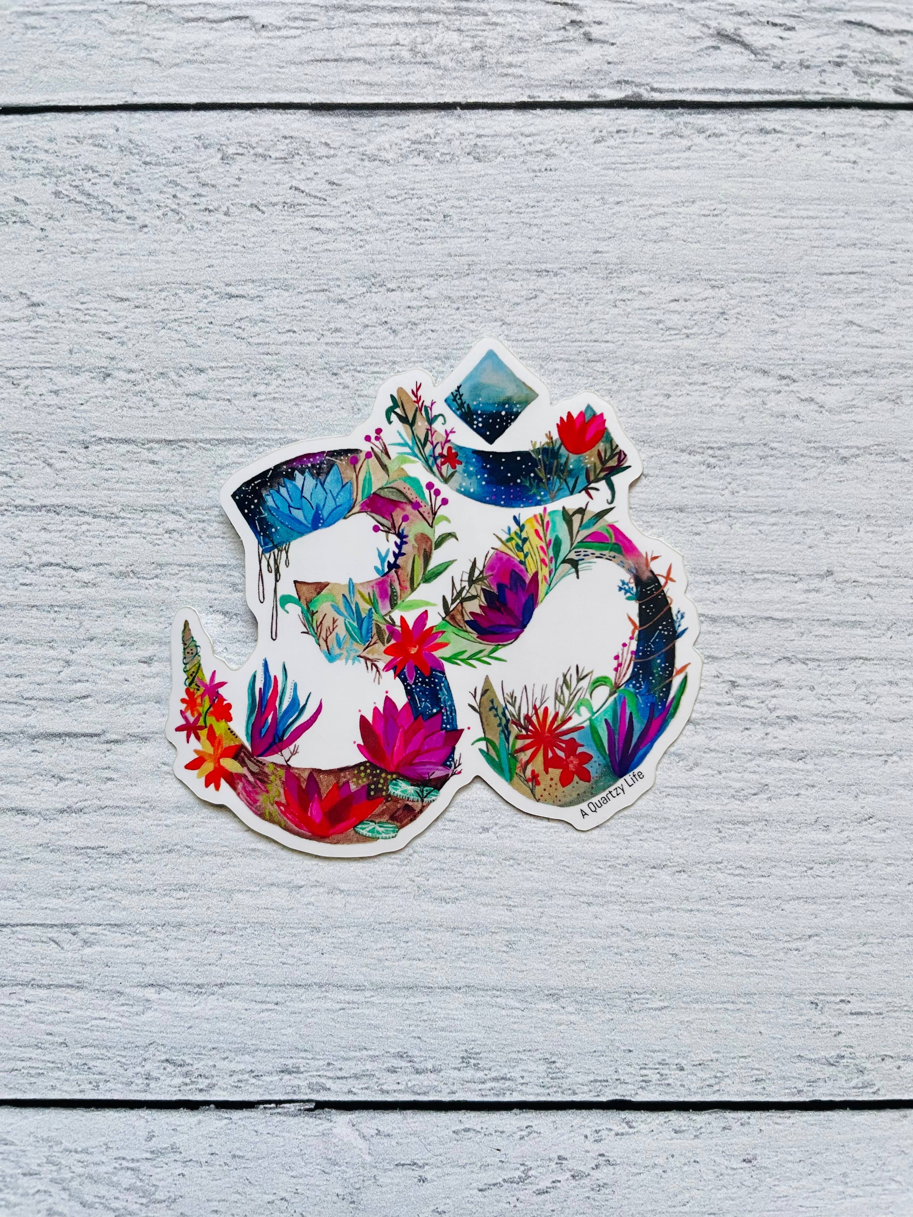 Om Sticker – Burrow & Vine